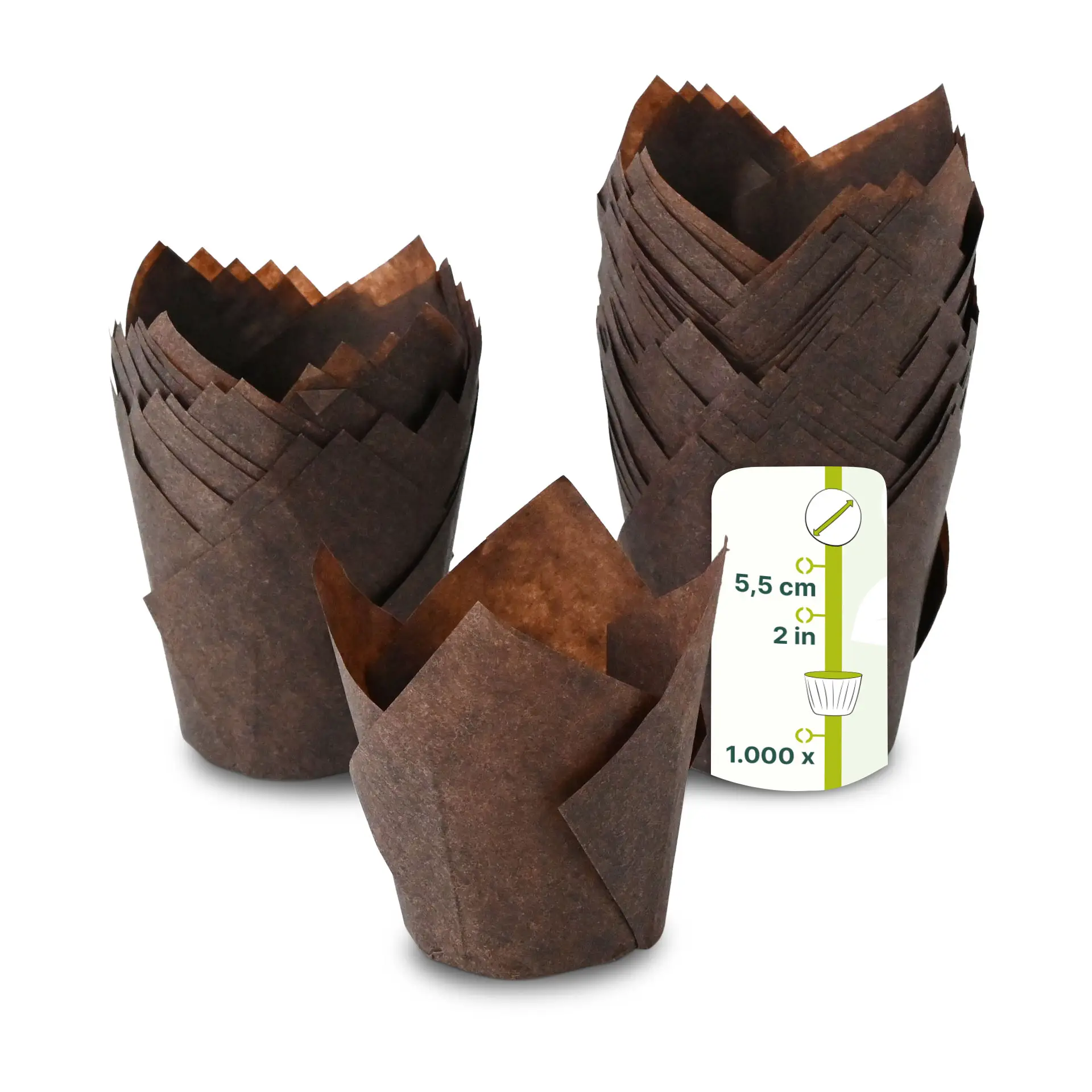 Paper Muffin Cups | Green Box